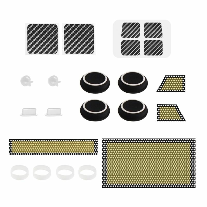 Набор средств защиты хоста, пылезащитные заглушки с кнопками, наклейки на трекпад, силиконовая крышка-рокер, игровой аксессуар для Steam Deck