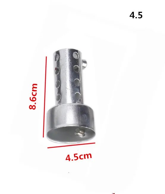 Мото глушитель универсальный 8.6x4.5 см, цвет A-86x45mm