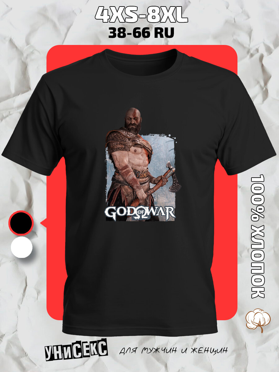 Футболка с принтом God of war