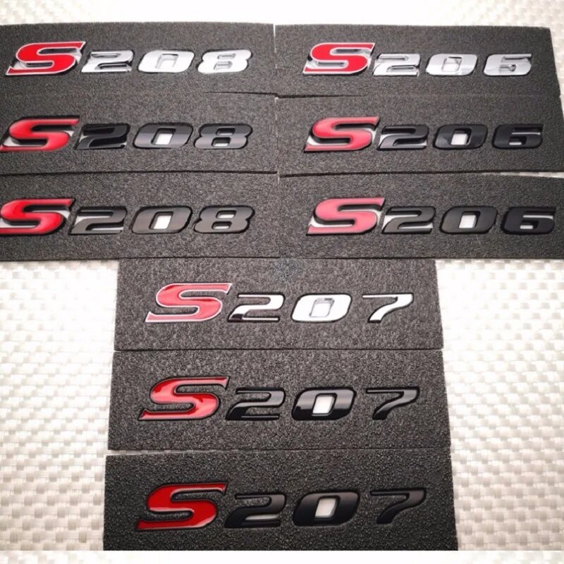 S207 S206 S208 Эмблема багажника значок наклейка для Subaru Forester BRZ Legacy Impreza STI WRX автостайлинг MATTE BLACK, S207