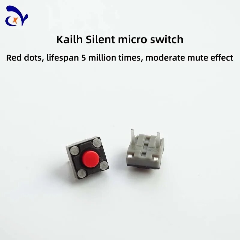 Kailh Silent Red dot микропереключатель 5 шт.