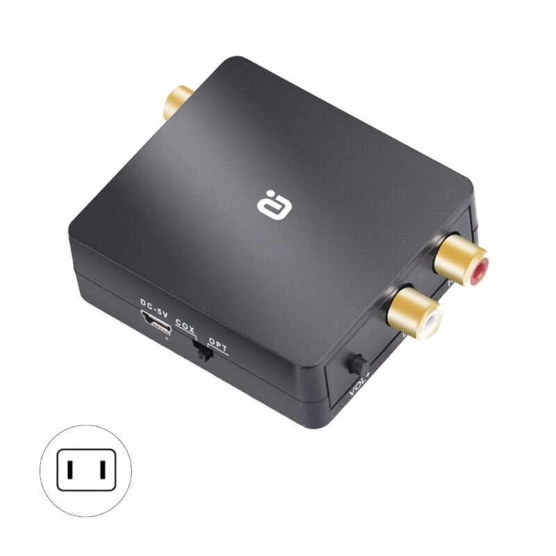 DAC 5.1CH HIFI цифро-аналоговый аудиодекодер преобразователь DTS AC3 PCM оптическое волокно коаксиальный RCA 3,5 мм 2 канала 24 бит 192 К