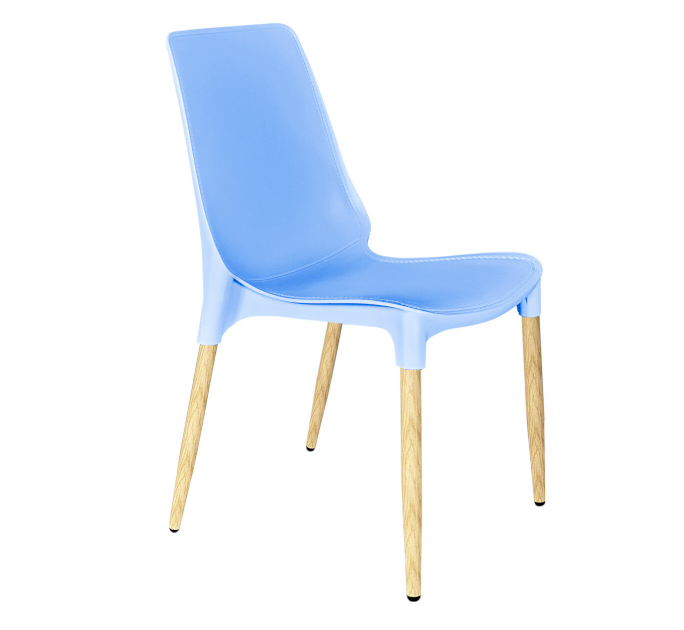 Стул Sheffilton SHT-S75-1 голубой/светлый орех Размеры: Высота 850мм Глубина 570мм Ширина 450мм
