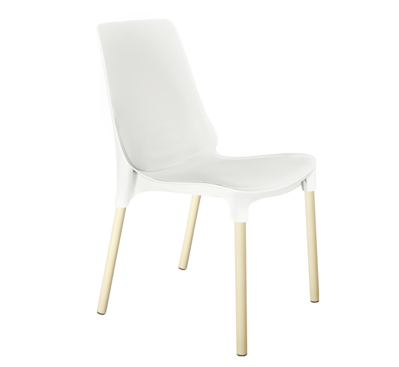 Стул Sheffilton SHT-S75 белый/ваниль Размеры: Высота 850мм Глубина 570мм Ширина 480мм