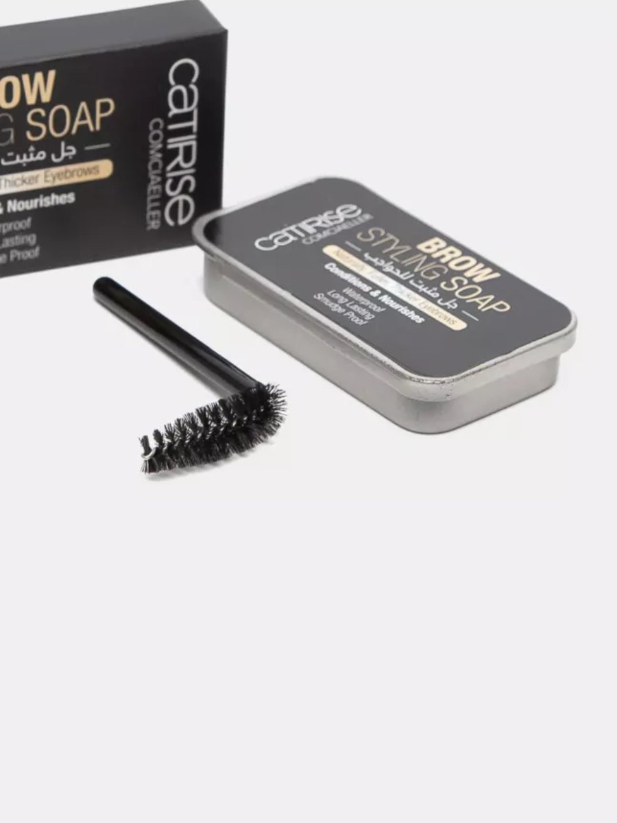 Мыло для бровей Catirise, с щеточкой для укладки, 10г, бежевое