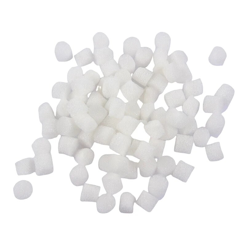 100 шт. всасывающий фильтр для угрей хлопковый фильтр губка 12 мм губчатый фильтр губка для угрей аксессуары для Назального аспиратора