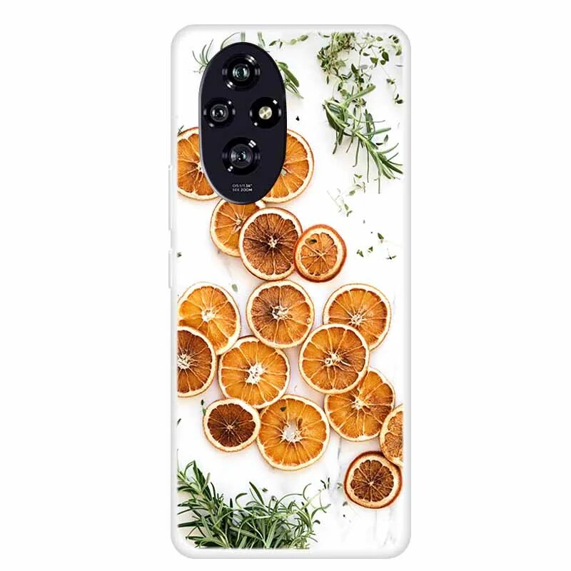 Для Huawei Honor 200/200 Pro Чехол Прозрачный снеговик Мягкий Санта-Клаус Силиконовые задние чехлы Для Honor 200/200 Pro Прозрачный корпус из ТПУ ws32, For Honor 200 Pro