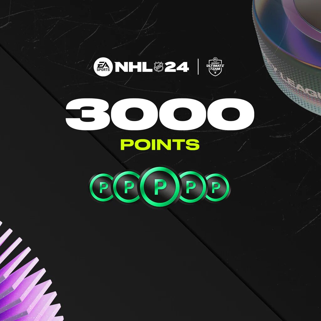 Дополнение NHL 24 - NHL POINTS 2500 (+500 Bonus), цифровое издание PlayStation 5, регион Турция / код пополнения баланса