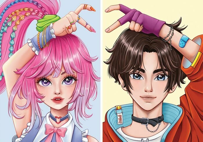 Скетчбук Точкабук. Парные блокноты. Влюбленная парочка (блок в точку) (А5) (комплект из 2-х шт.) 48-1487, (Проф-Пресс, 2023), Обл, c.192