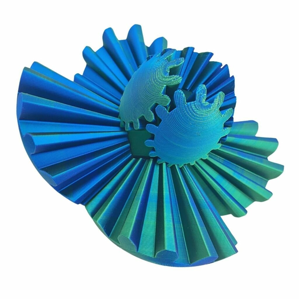 Вращающаяся сфера с шестернями, 3D печатная игрушка, Спиннер для снятия стресса детей, креативная механическая головоломка детей и взрослых