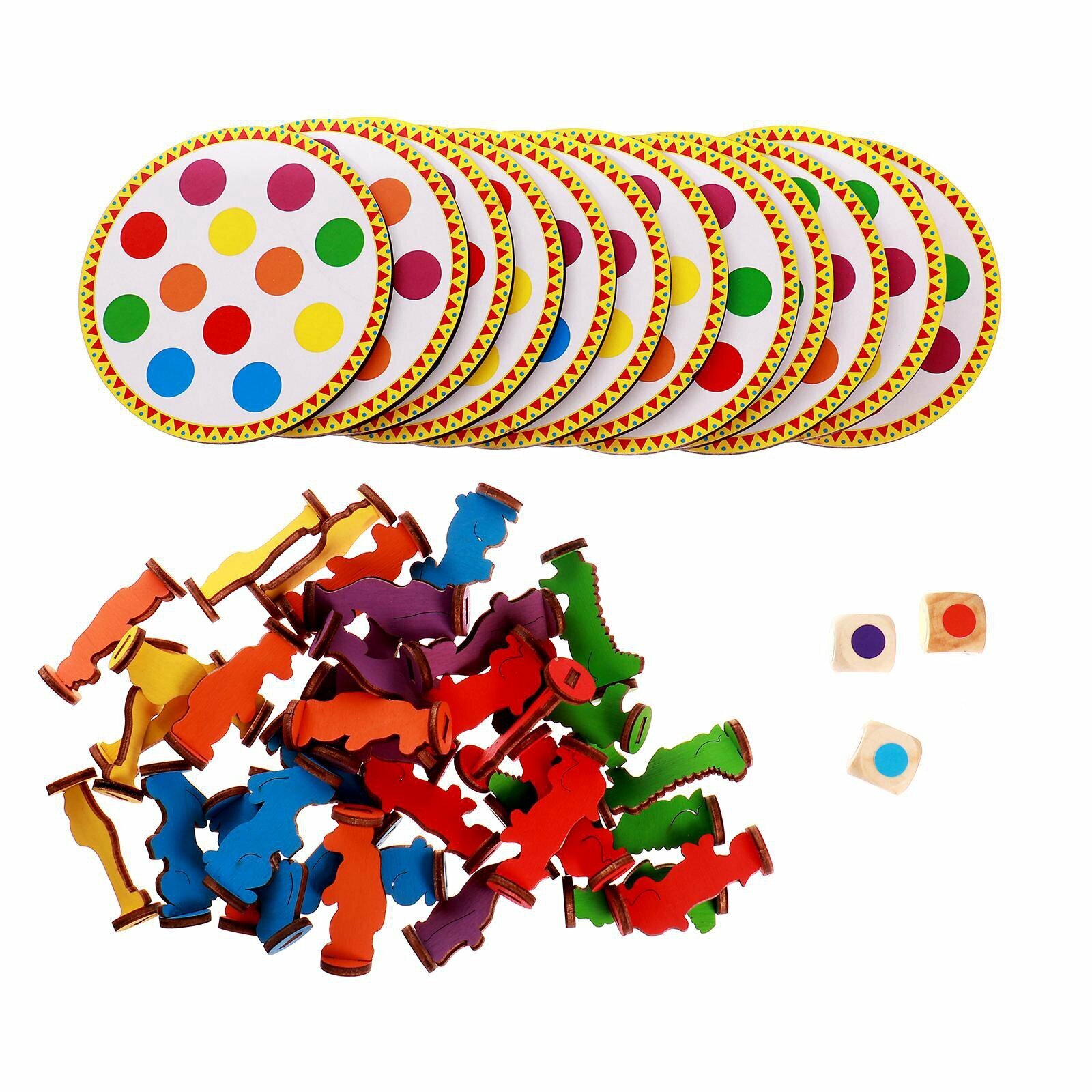 Настольная игра "Падающая башня" для малышей, деревянная, Сима-ленд