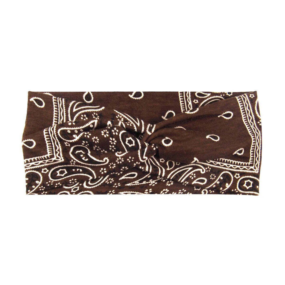 Повязка на голову с paisley coffe