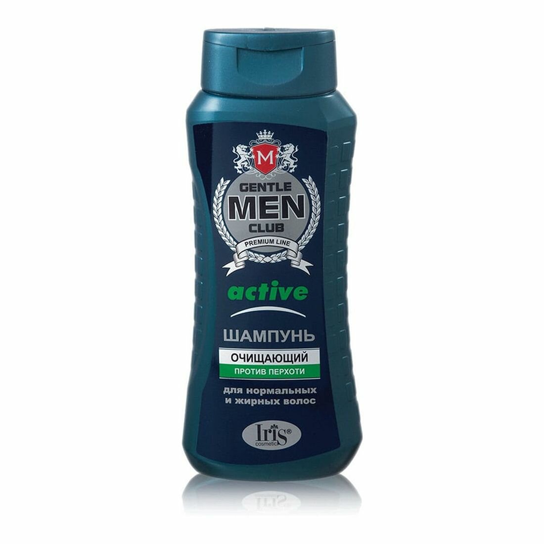 Шампунь Gentlemen club ACTIVE очищающий для нормальных и жирных волос, 400мл