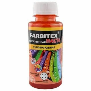 Паста колеровочная унив. коралл FARBITEX