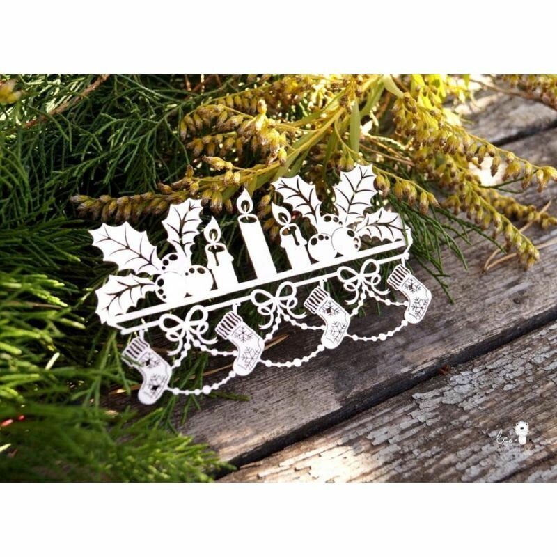 Чипборд LM-NG-371 Новогоднее Украшение