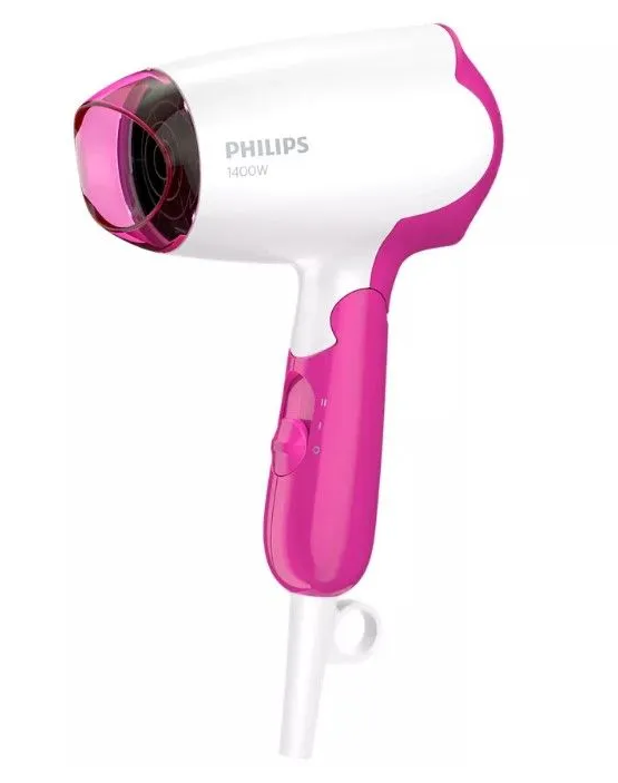 Фен Philips BHD003/00 1400Вт, розовый/белый
