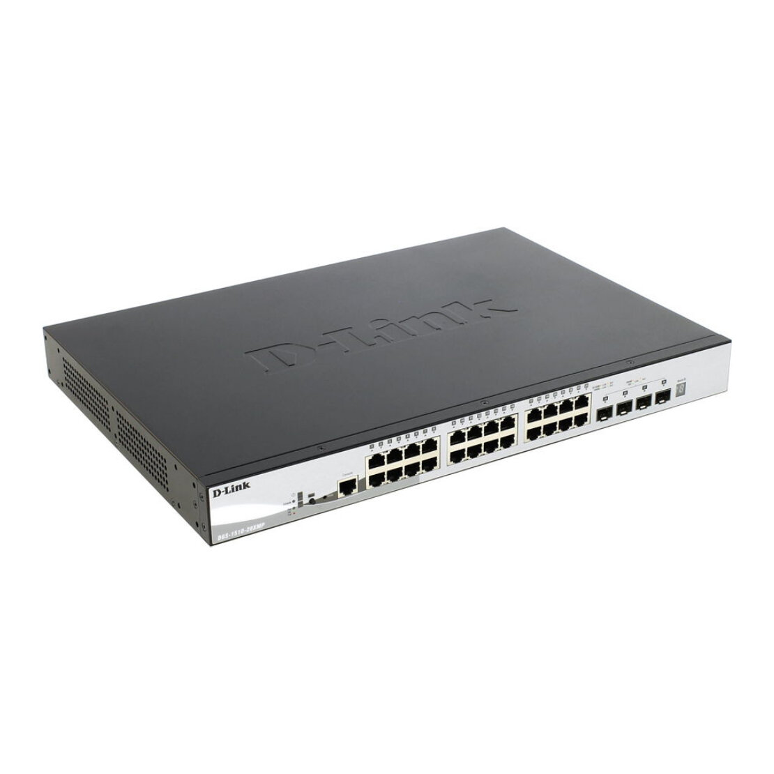 Коммутатор D-link DGS-1510-28XMP/A1A, 24 x Ethernet 10/100/1000 Мбит/сек, черный