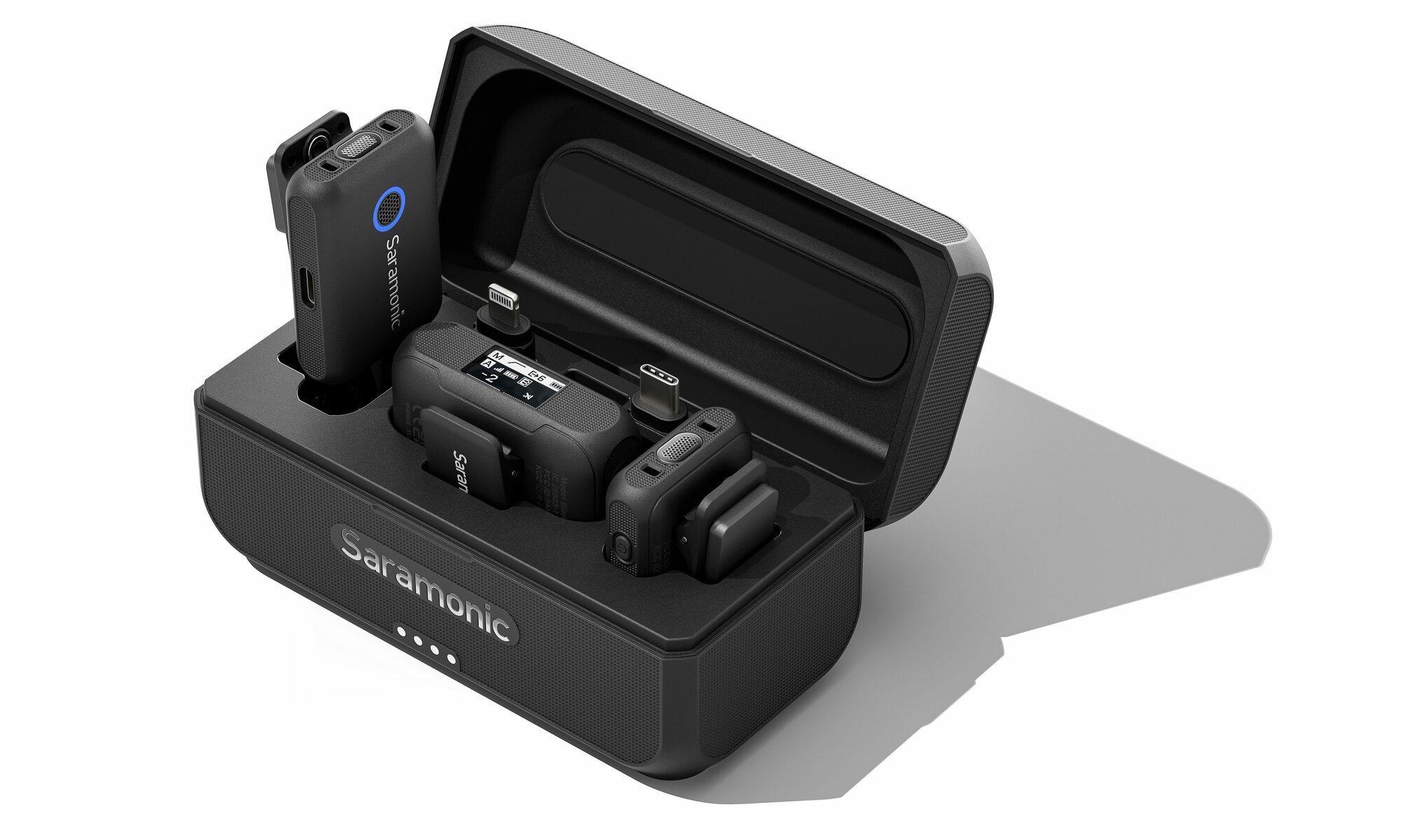 Saramonic Blink500B2+ радиосистема (приемник и 2 передатчика с кейсом-зарядкой)