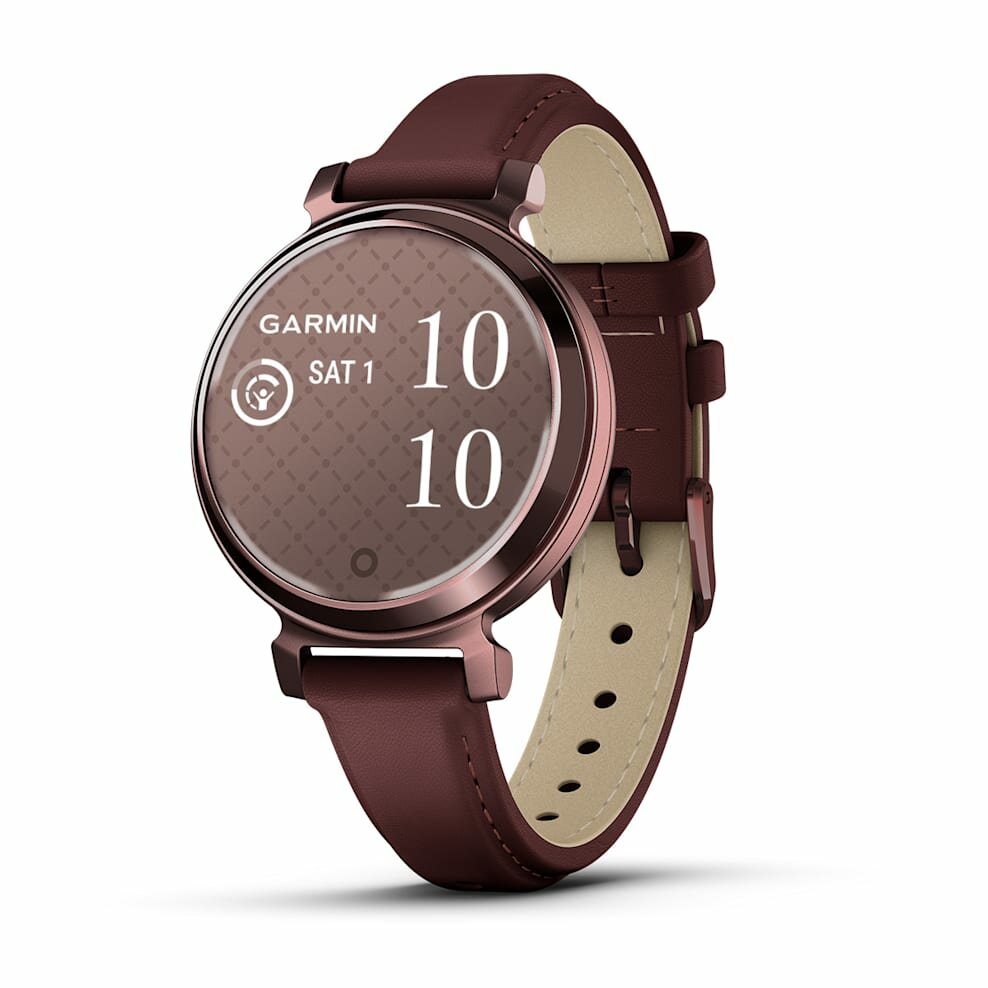 Умные часы Garmin Lily 2 Classic Dark Bronze with Mulberry Leather Band