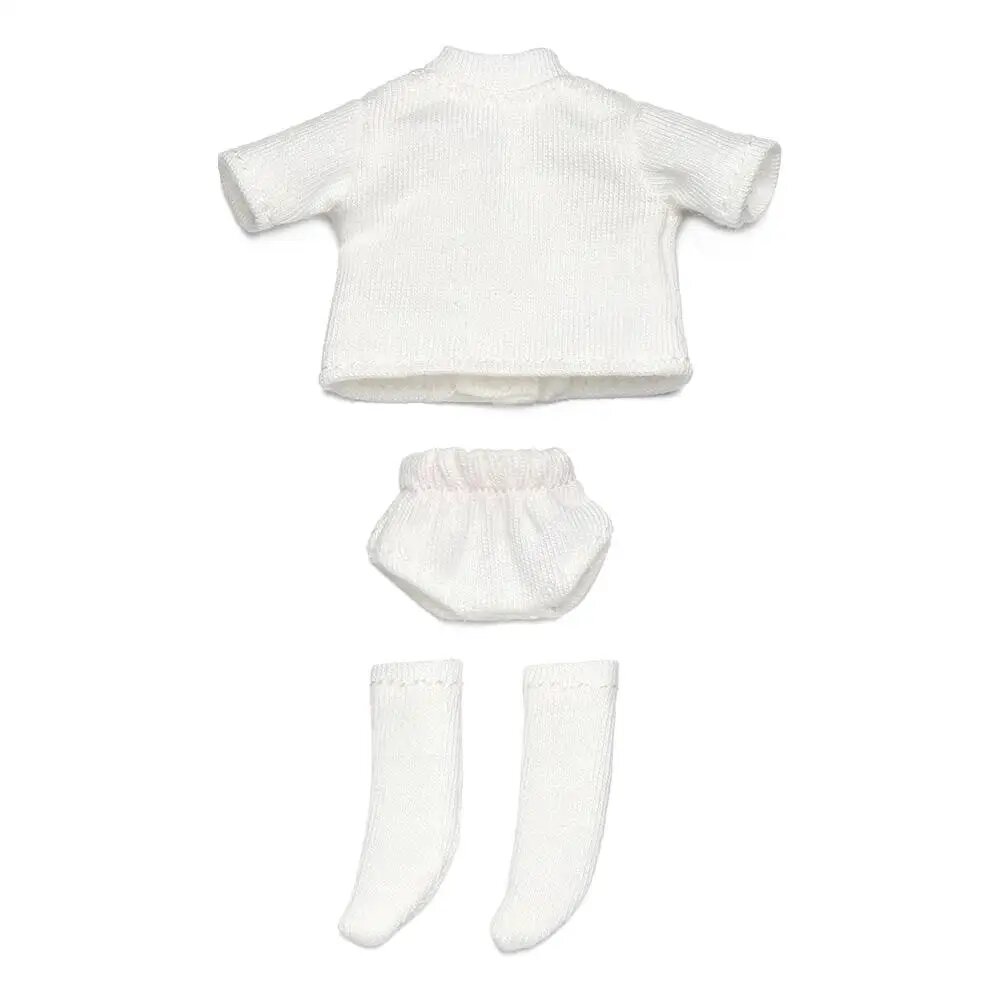 Футболка для куклы OB11 хлопок Белый, 5