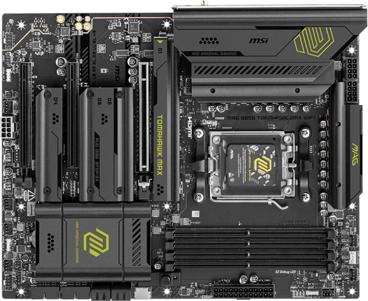 Материнская плата MSI MAG B850 TOMAHAWK MAX WIFI B850, AM5,