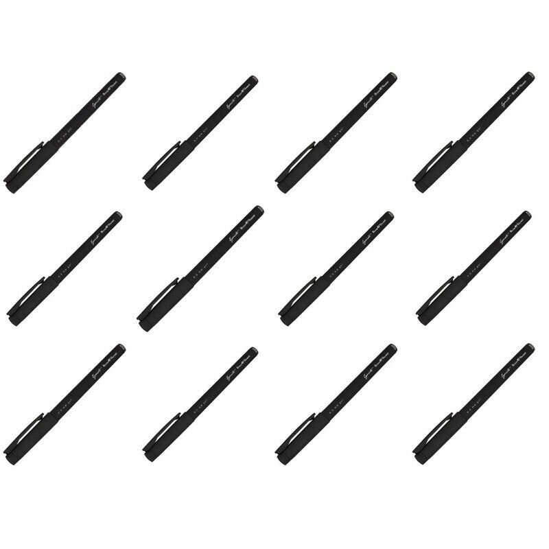 Bruno Visconti Ручка гелевая Egoiste Black, неавтоматическая 0,5мм, синяя, 12 шт.