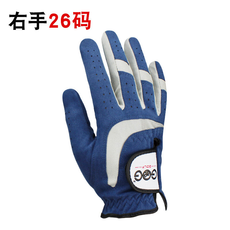 Перчатки GOG, для гольфа, мужские, левая рука, правая рука, износостойкие, дышащие, синие