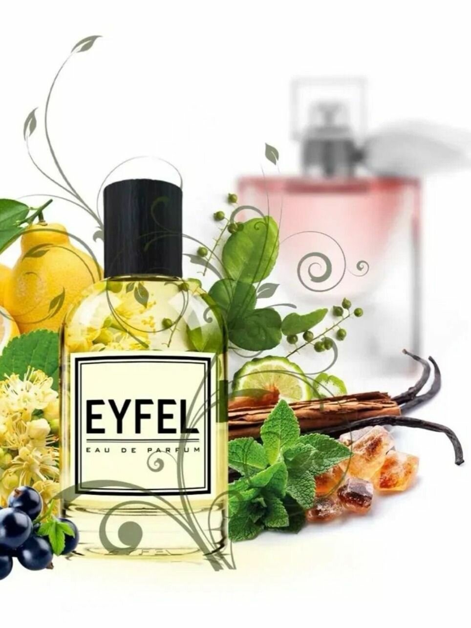 Духи женские EYFEL W68 La Vie Est Belle, цветочные фруктовые сладкие, 50мл