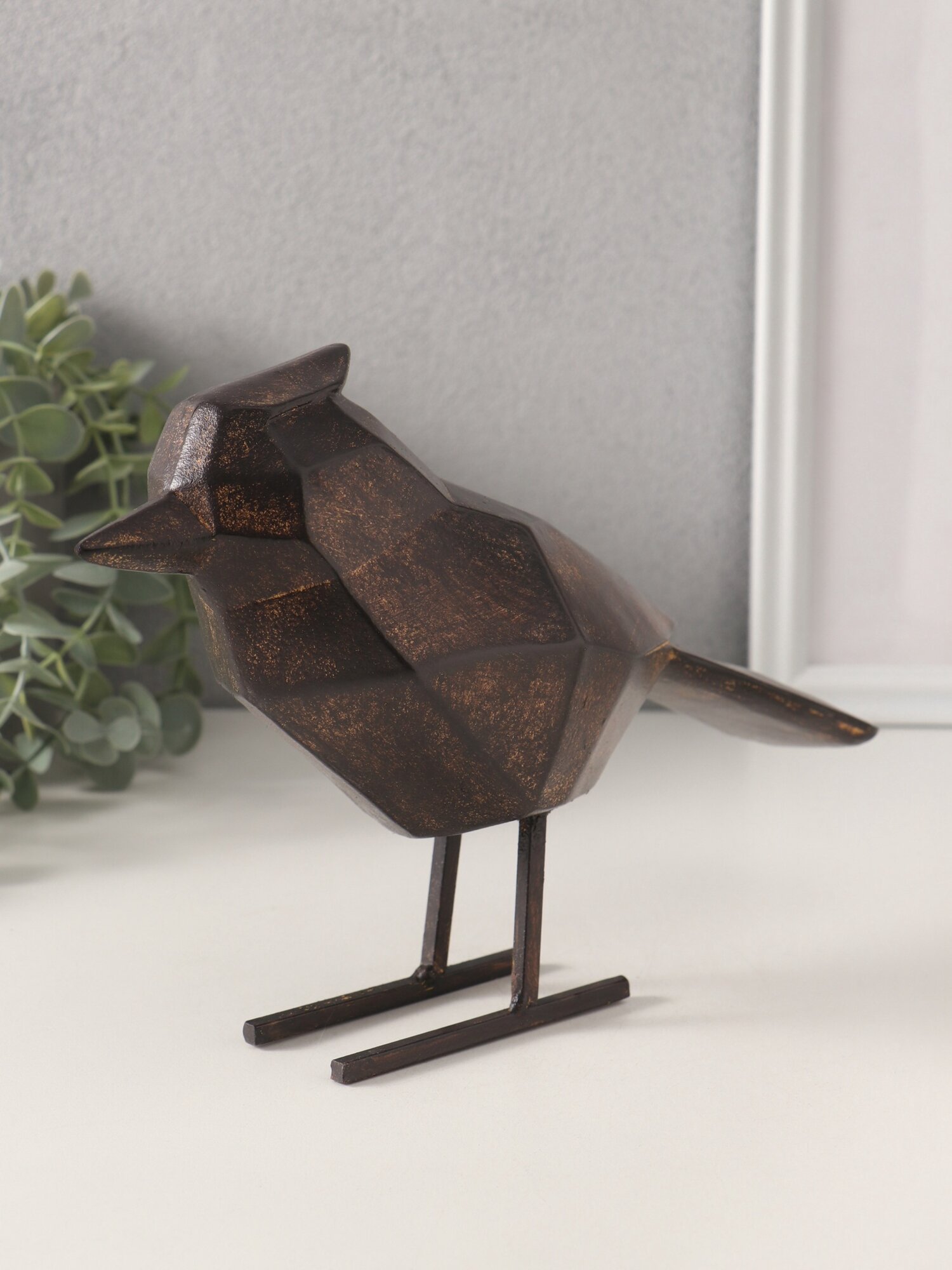 Фигурка Сима-ленд «Чёрная птица. Грани», из полистоуна, 24 см