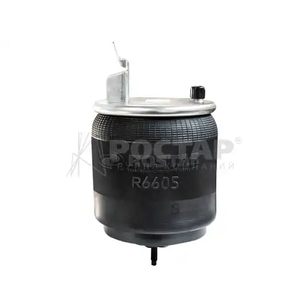 ROSTAR R6606DFS01 пневмоподушка в сборе 1шп-шт. m16 / 24смещ.80+кроншт.4отв. поршень сталь\ Volvo (Вольво)