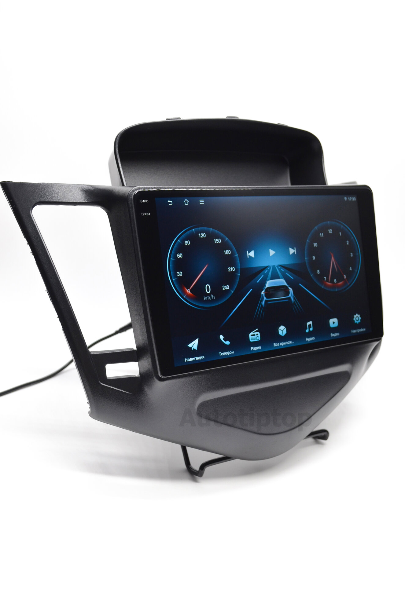 Магнитола для Chevrolet Cruze 1 j300 (2009-2012) 4/64ГБ, QLED, Carplay, автозвук DSP, GPS Навигация, 9 дюймов