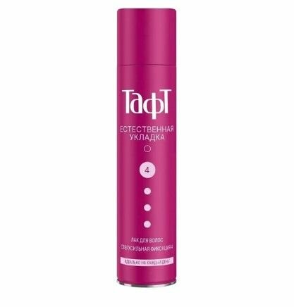 Лак для волос Taft Casual Chic естественная укладка, сверхсильная фиксация, 225 мл