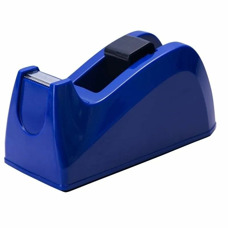 Диспенсер для клейкой ленты Deli ABS-пластик, 120х57х60 мм, синий (E814A Blue)