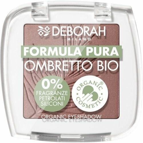 Тени для век DEBORAH Formula pura ombretto bio, тон 04 матовый розовый, 2,5 г (MFV000823)