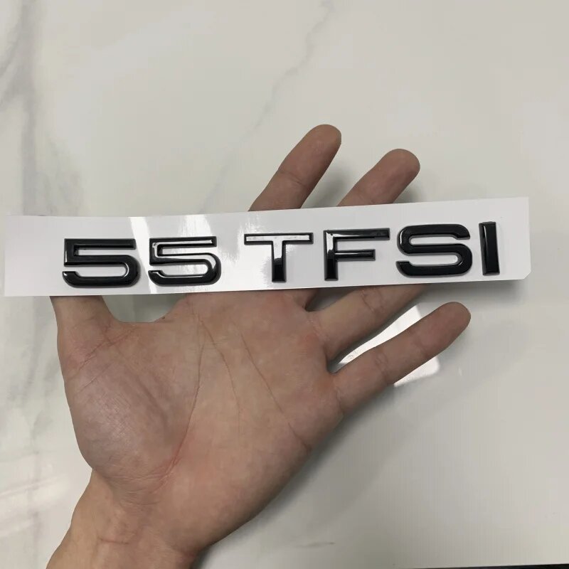 AUDI A6 4-кольцевой логотип ABS черный 2012-2024 Автомобильный капот передняя решетка задний багажник эмблема значок наклейка Quattro Sline A6 аксессуар ремонт 55TSFI 1p