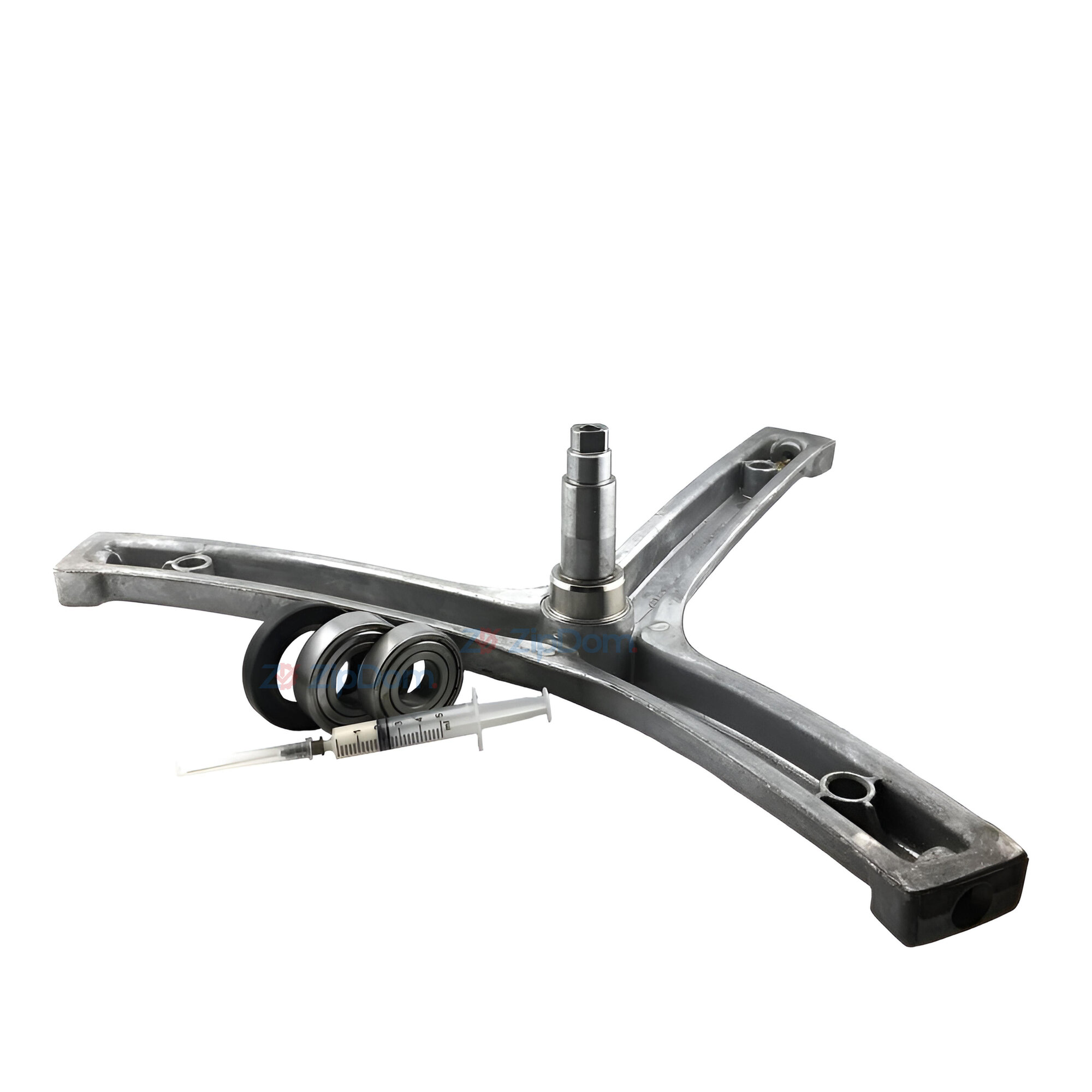 Крестовина барабана (+сальник 35x56x10/12 и подшипники 6204,6205, смазка 2 мл) походит для стиральной машины HAIER 0020100450B, 0020100450, 20100450B, 49052173