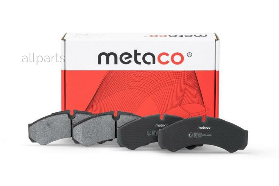METACO 3000-251 Колодки тормозные передние к-кт
