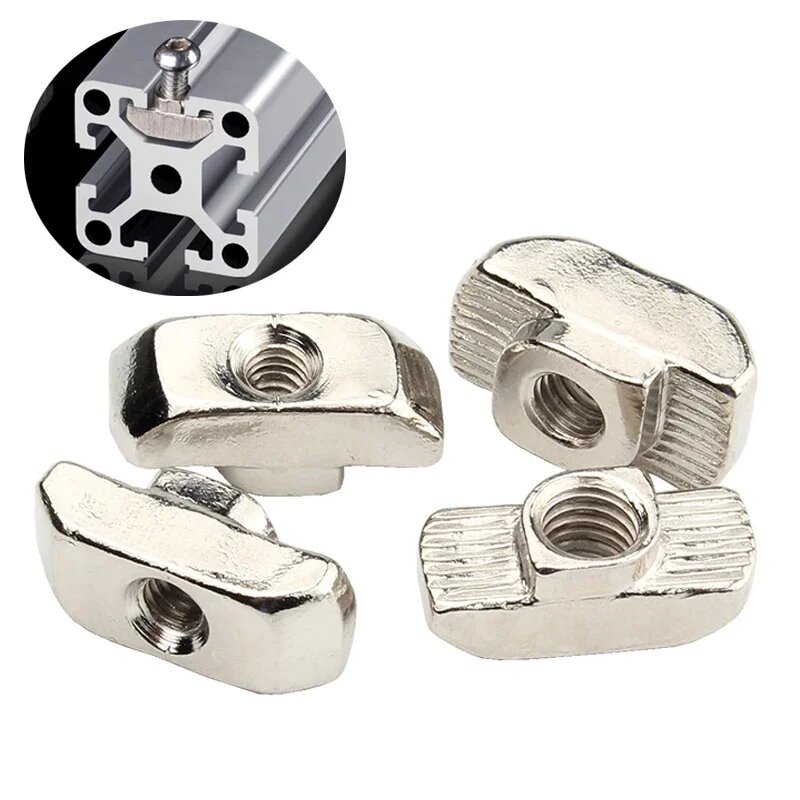 Т-образные гайки из углеродистой стали M3-M8 (30)M6-5pcs