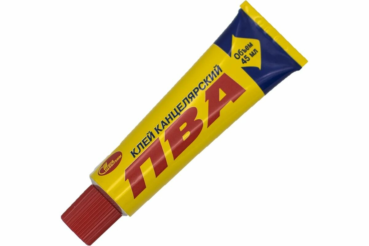 Клей канцелярский ПВА Новбытхим 45 мл.