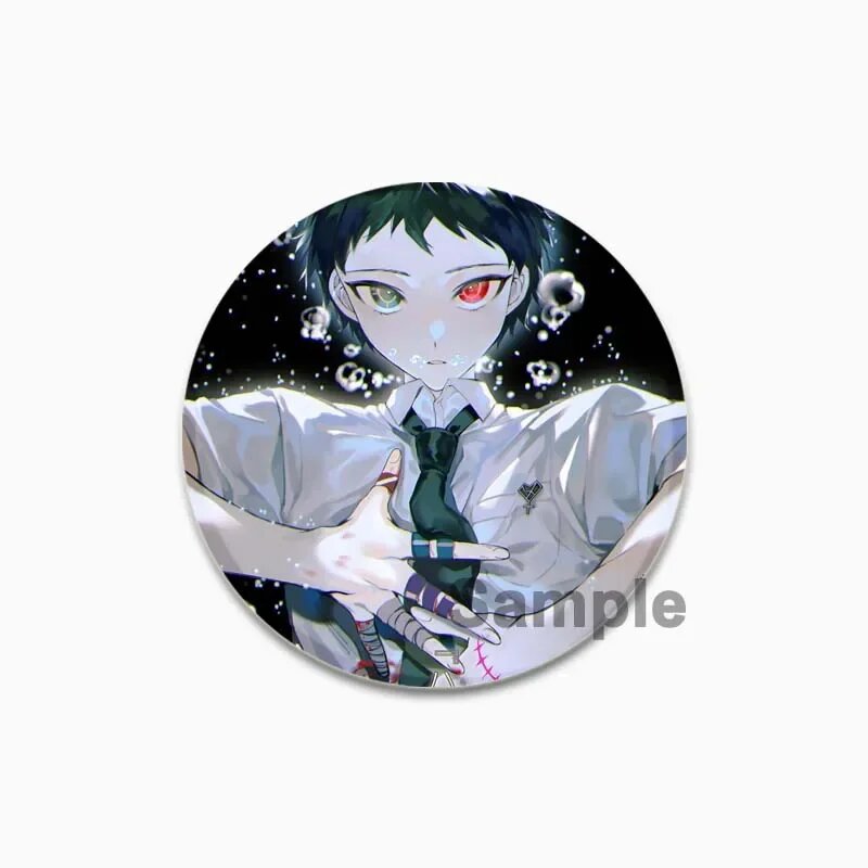 Косплей броши из пластика Monokuma Kaede Akamatsu Изумрудный, 44mm(1.73in), H11