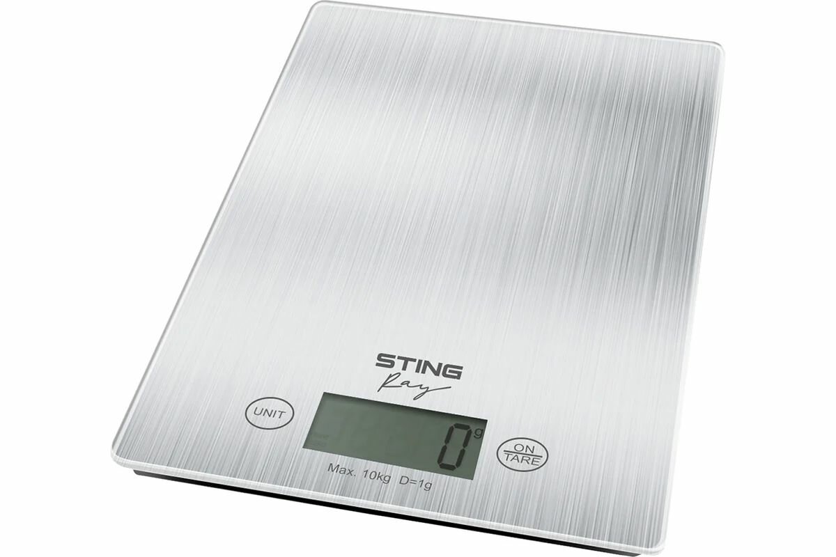 Кухонные весы STINGRAY ST-SC5107A сталь, со встроенным термометром 41349