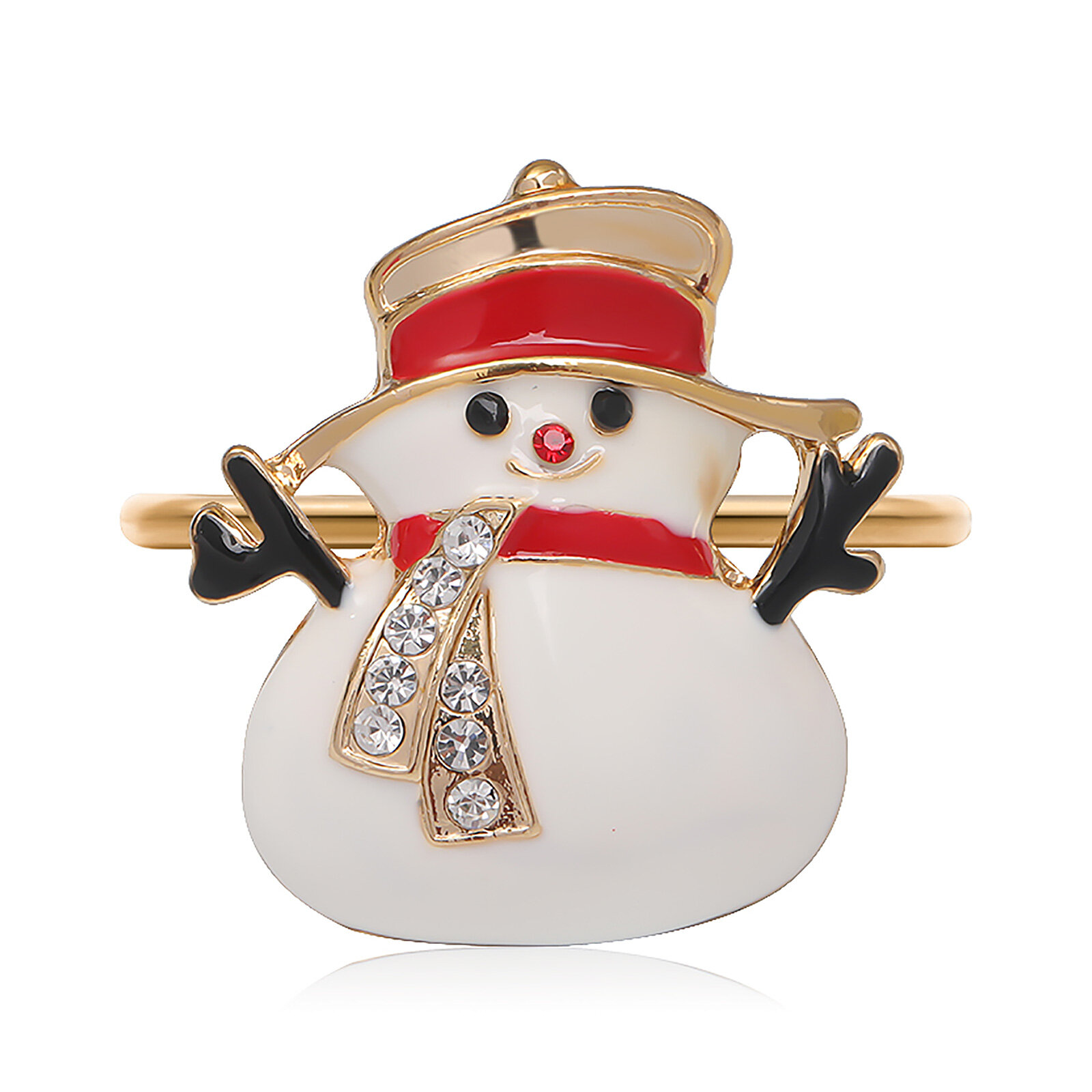 Кольцо для салфеток Рождественская елка , Снежинка , Рождественский венок, декоративная пряжка для салфеток для праздничной вечеринки, свадьбы или украшения дома