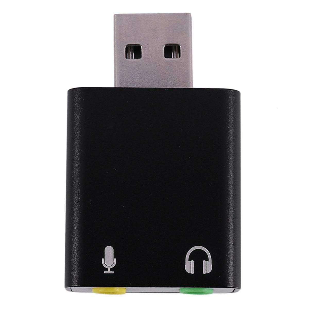 7.1-канальная звуковая карта USB из алюминиевого сплава Comter Внешняя звуковая карта Usb7.1 Звуковая карта и звуковая к
