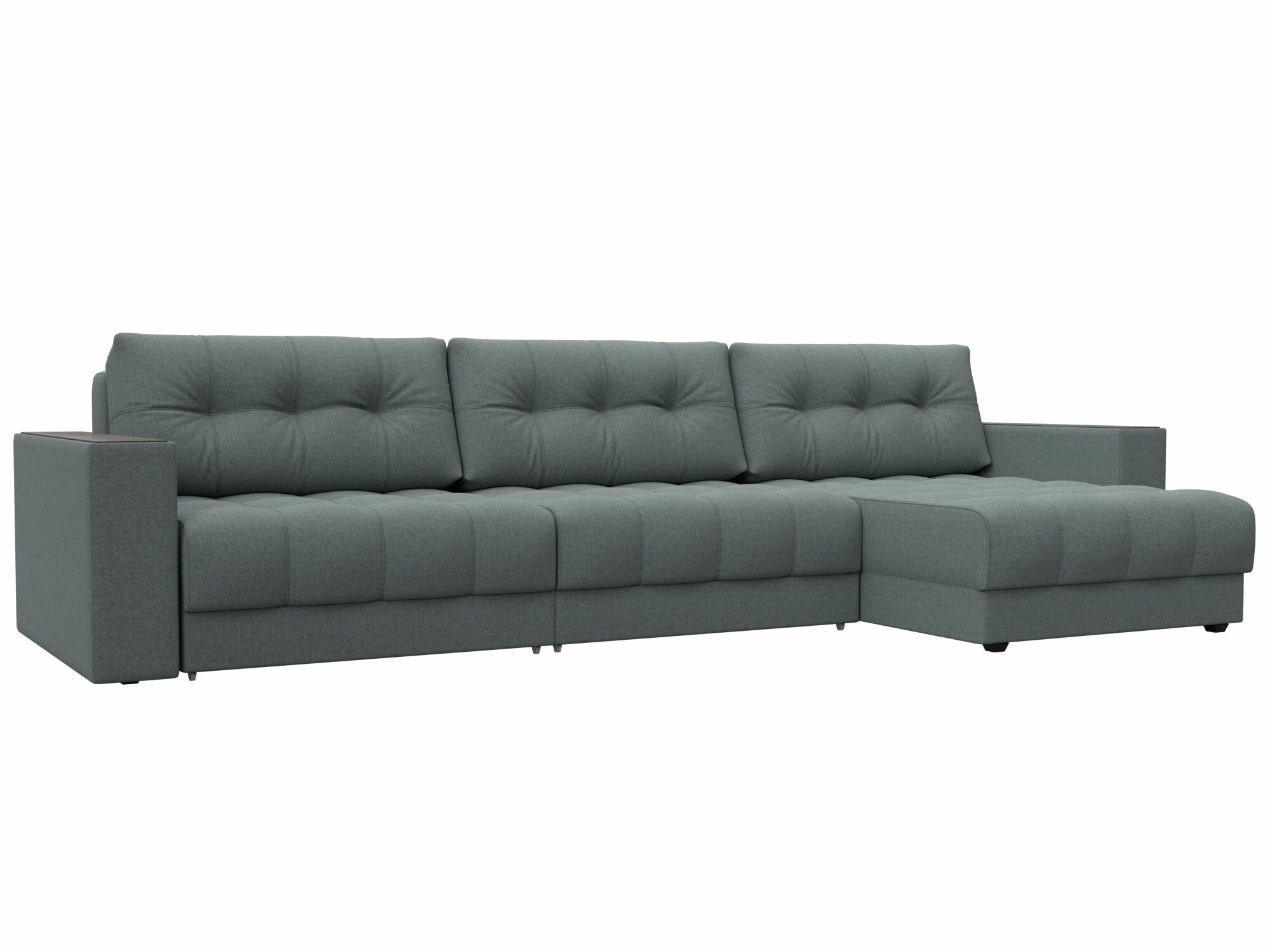 Диван угловой с декором Бруно НПБ Лонг, Рогожка