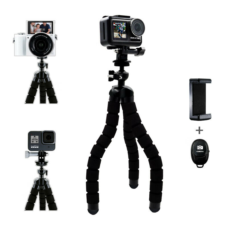 MAXCAM is suitable for DJI Osmo sports camera ACTION5/4/3 mobile phone octopus mini tripod portable bracket dog gopro131211098 accessories