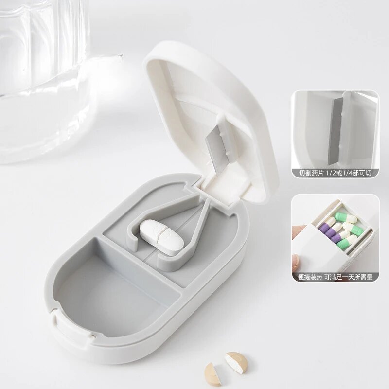 Резак для таблеток MOONBIFFY Слоновая кость