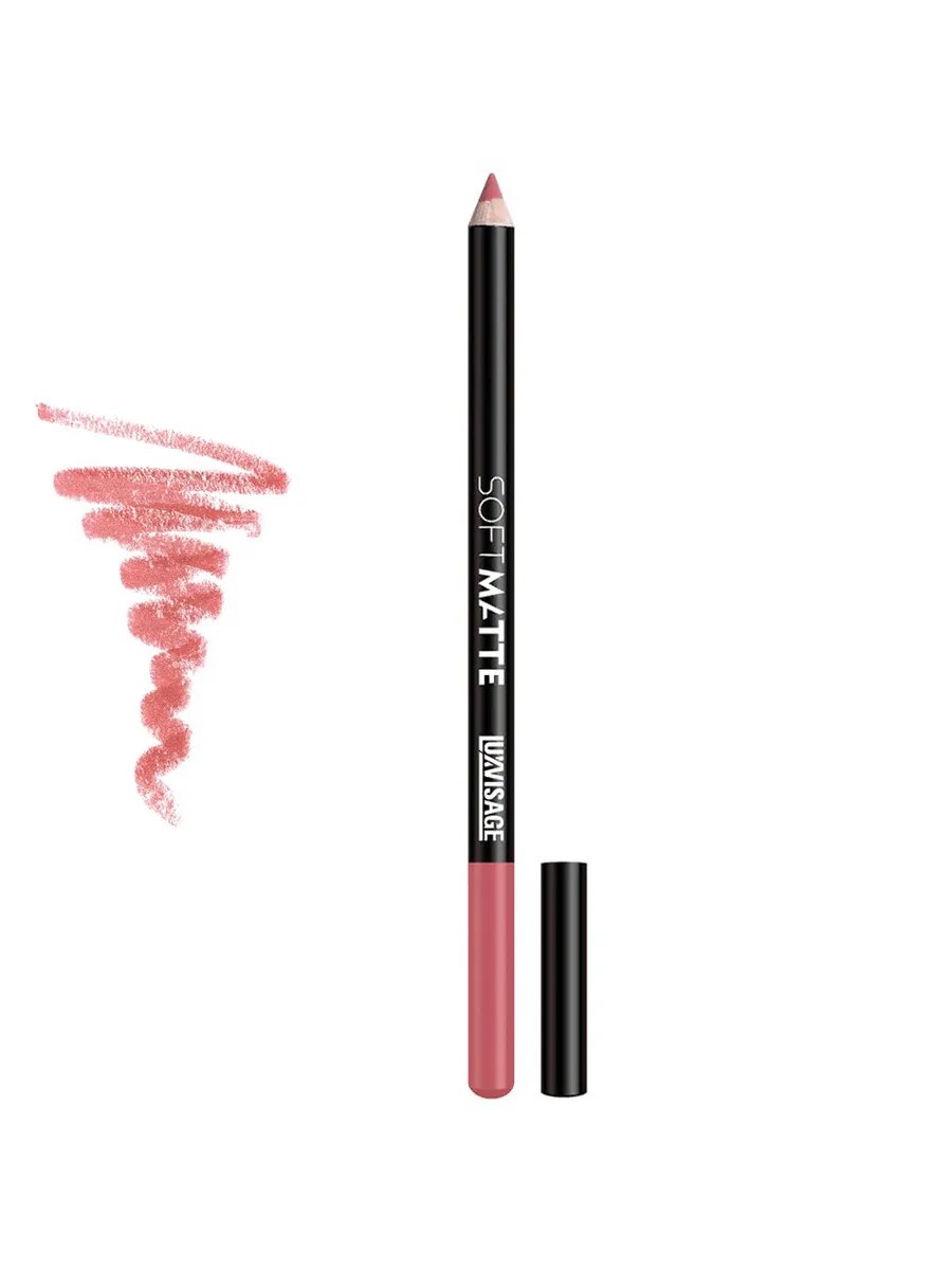 LuxVisage Карандаш для губ Soft Matte тон 607 Wild Berry
