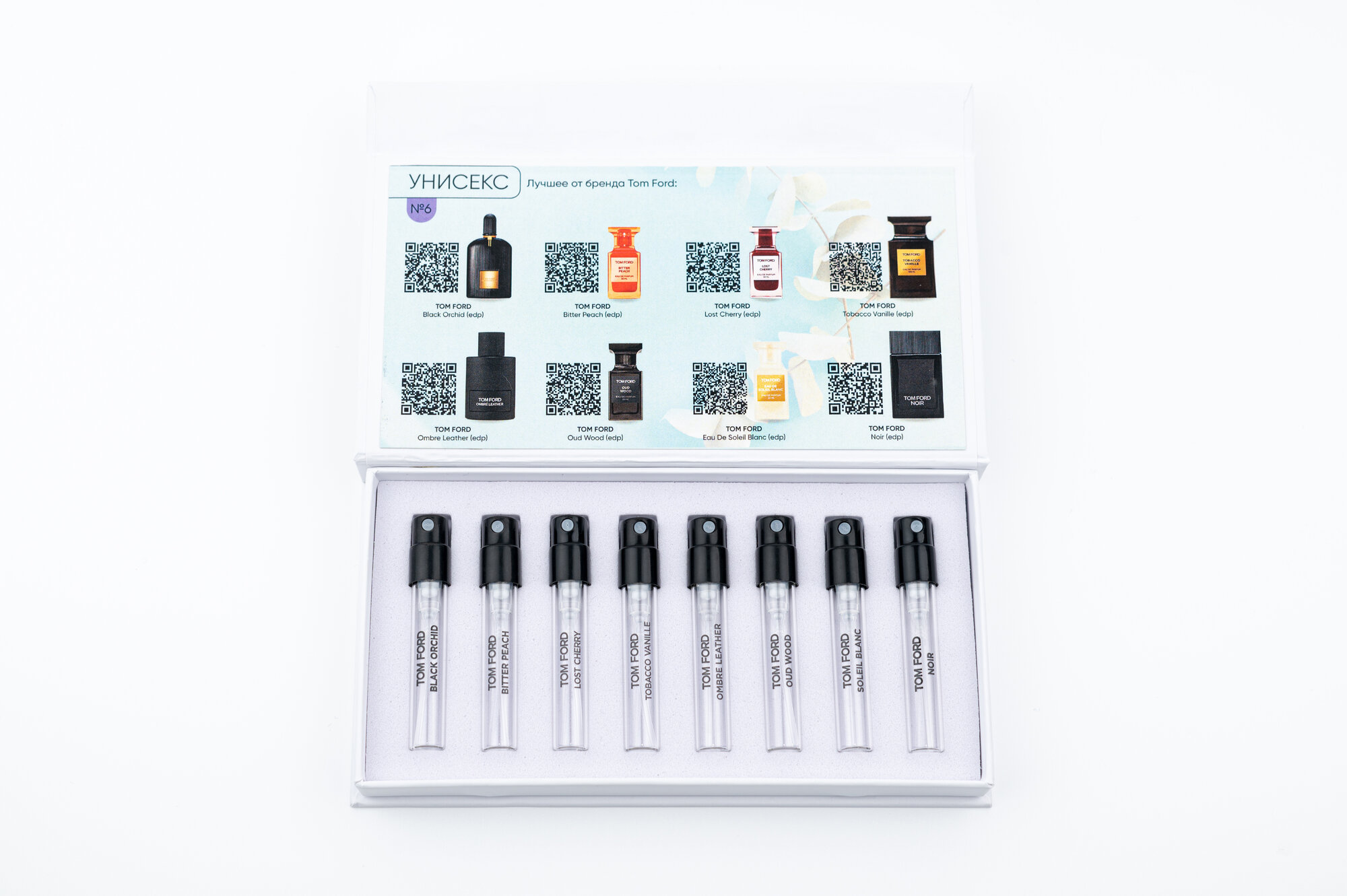 Parfums BOX №6 Лучшее от бренда Tom Ford набор унисекс 1,5*8