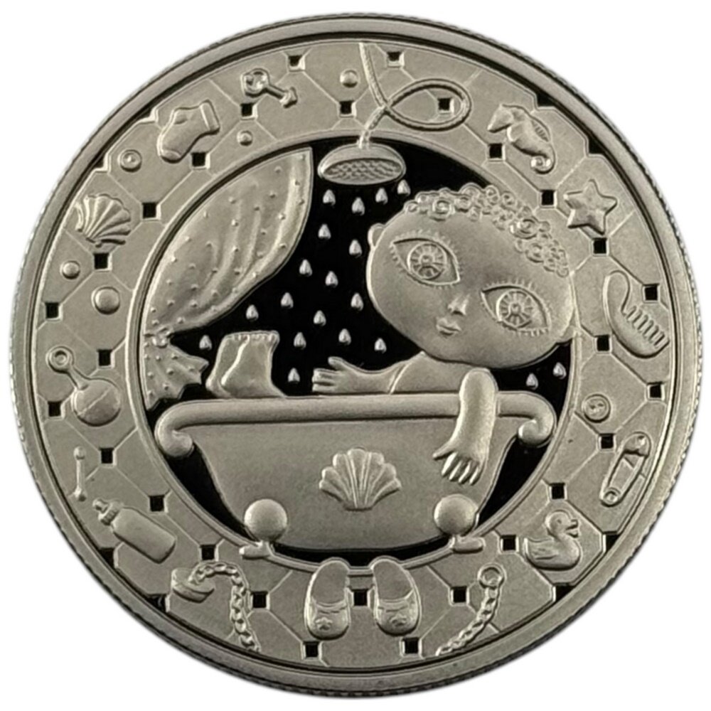 Беларусь 1 рубль 2009 г. (Знаки зодиака - Водолей) (BU)