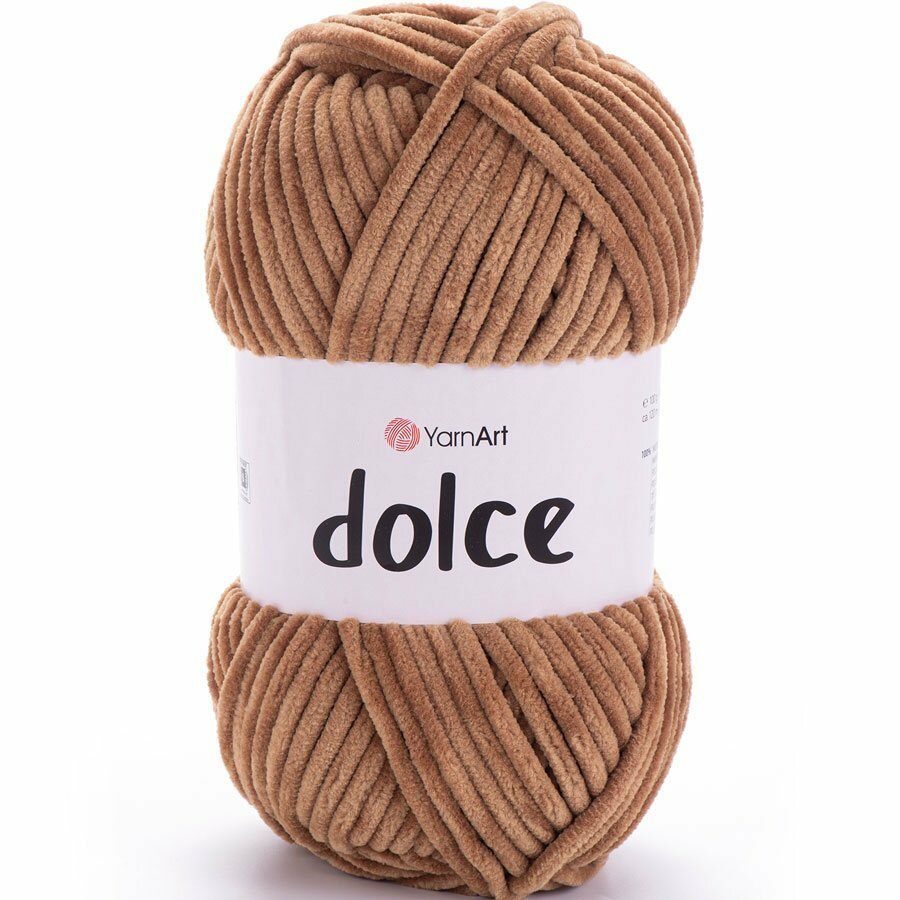 Пряжа Yarnart DOLCE 765 какао (5 мотков)
